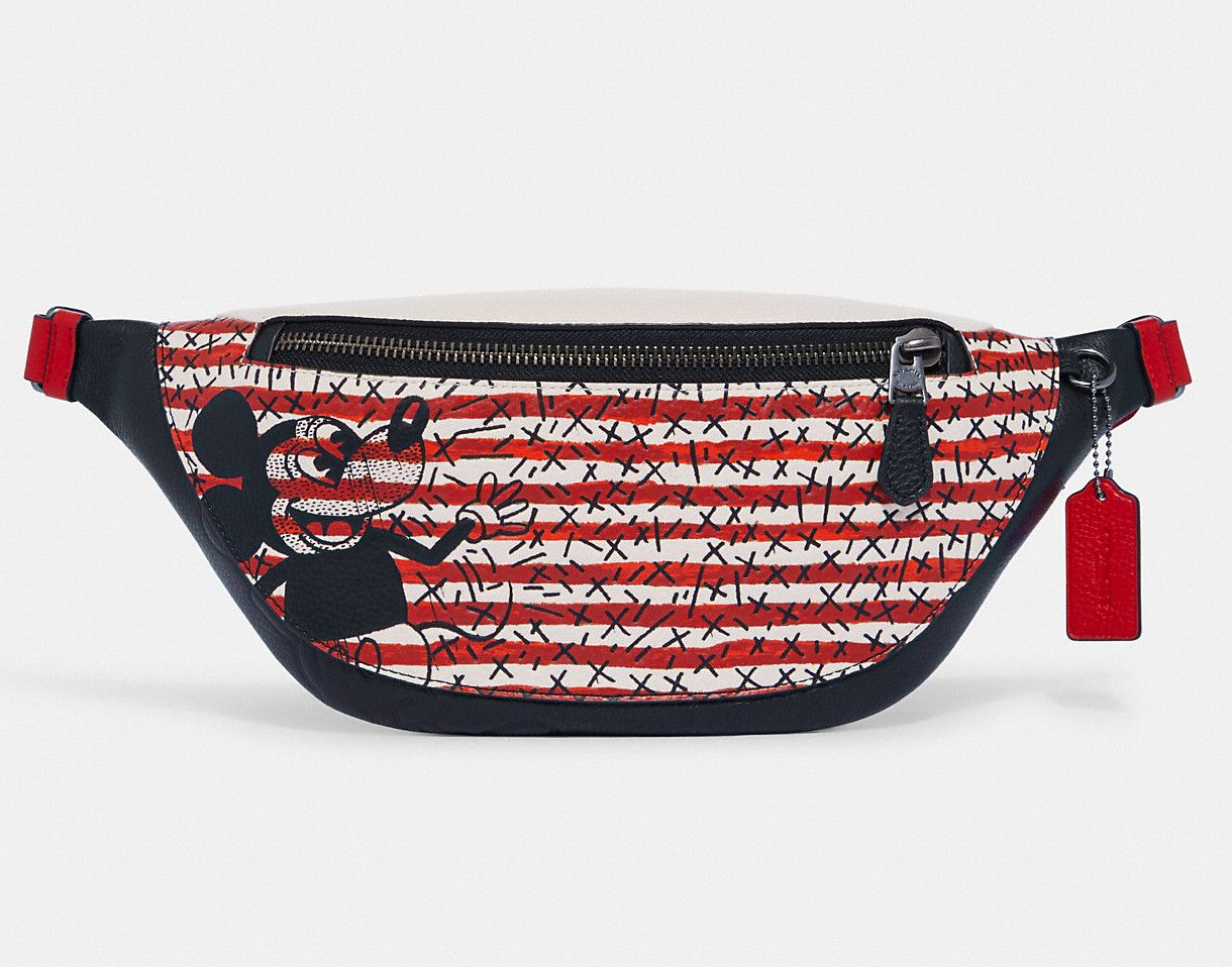 Coach Disney Mickey Mouse X Keith Haring Warren Belt Bag | Grailed