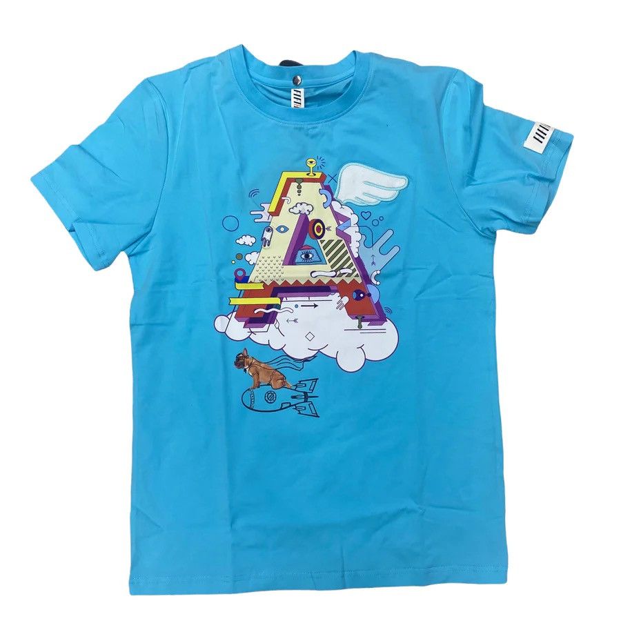 Vintage Small Fifth Loop The Ace Sky Blue Tee | Grailed