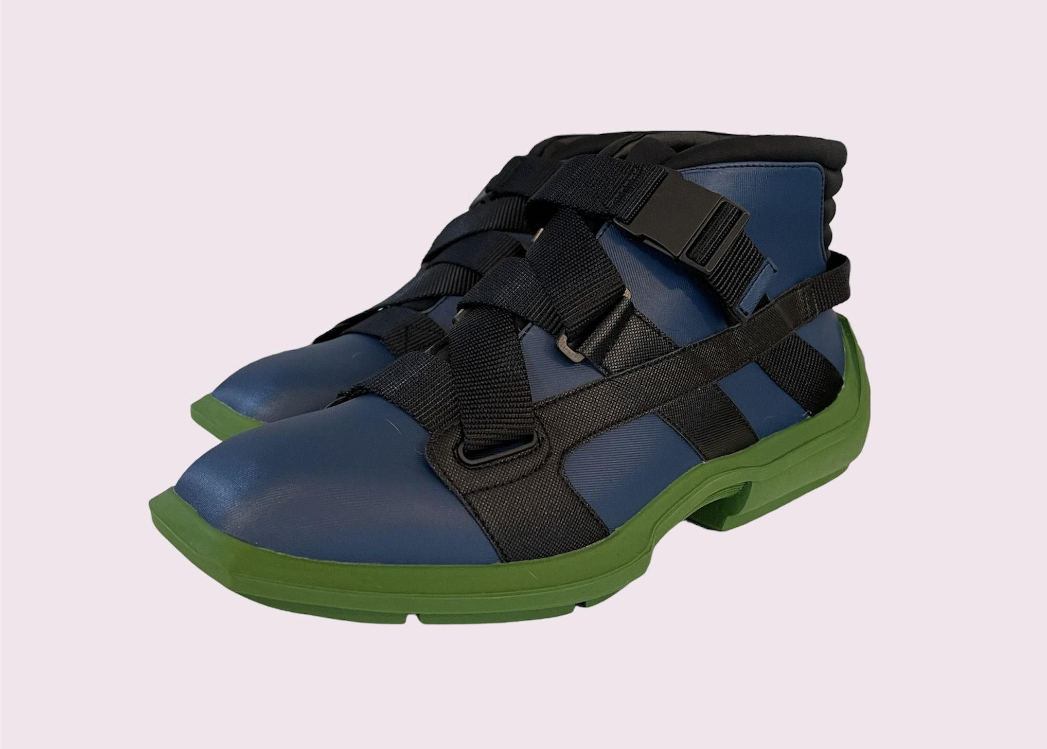 John Fluevog Lyndon Future Angel Velcro Shoe | Grailed