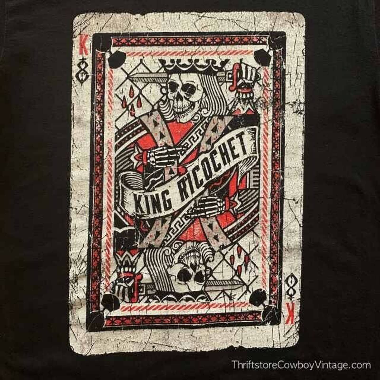 Other KING RICOCHET T-SHIRT Playing Card Trevor Mann Wrestler | Grailed