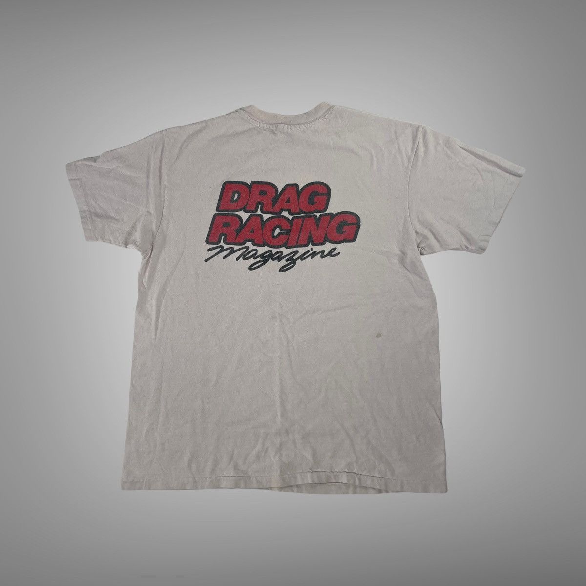 Racing × Vintage Vintage 90s single stitch drag racing magazine t shirt ...