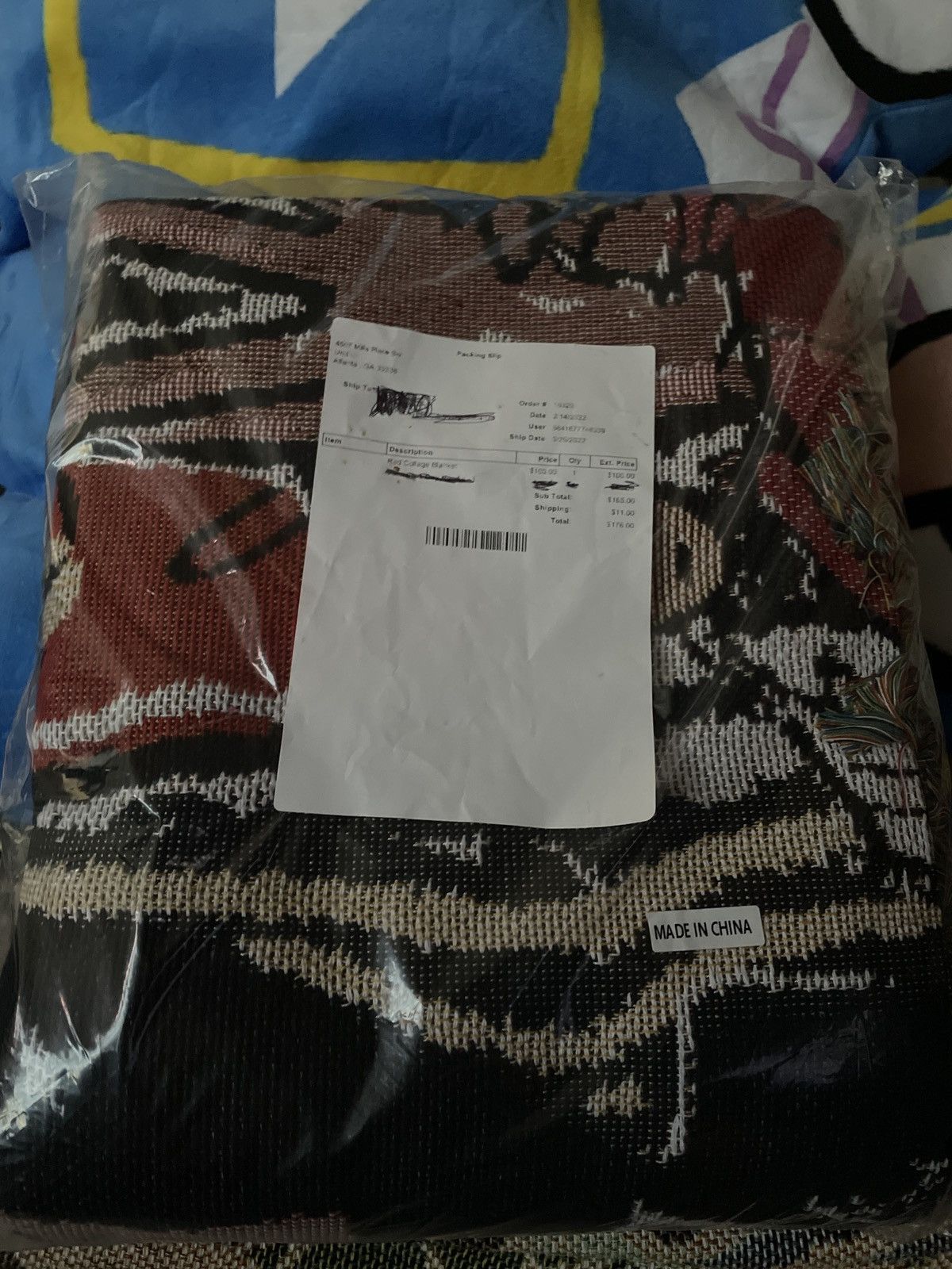 Kodone Kodone Red Collage Blanket | Grailed