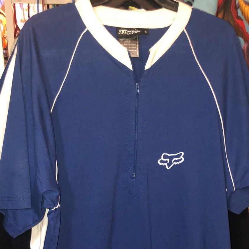 Fox Racing × Vintage Vintage 1/4 Zip Fox Racing Shirt dirt bike | Grailed