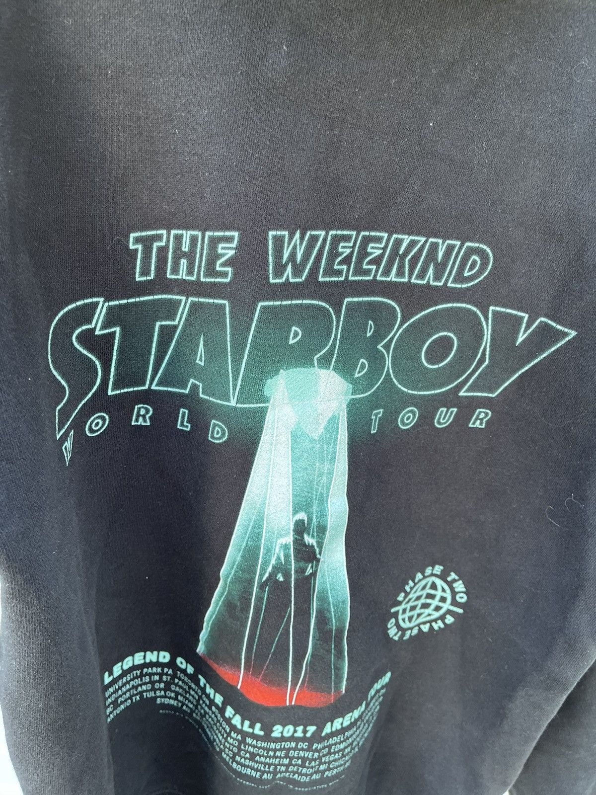 Tour Tee The Weeknd Star Boy World Tour Legend Hoodie | Grailed