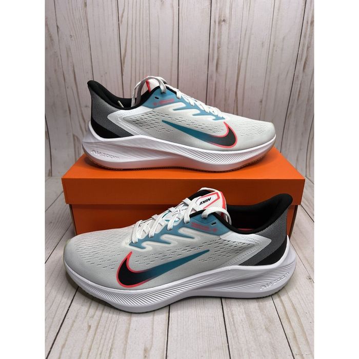 Nike Nike Air Zoom Winflo 7 Mens Size 13 White Black | Grailed