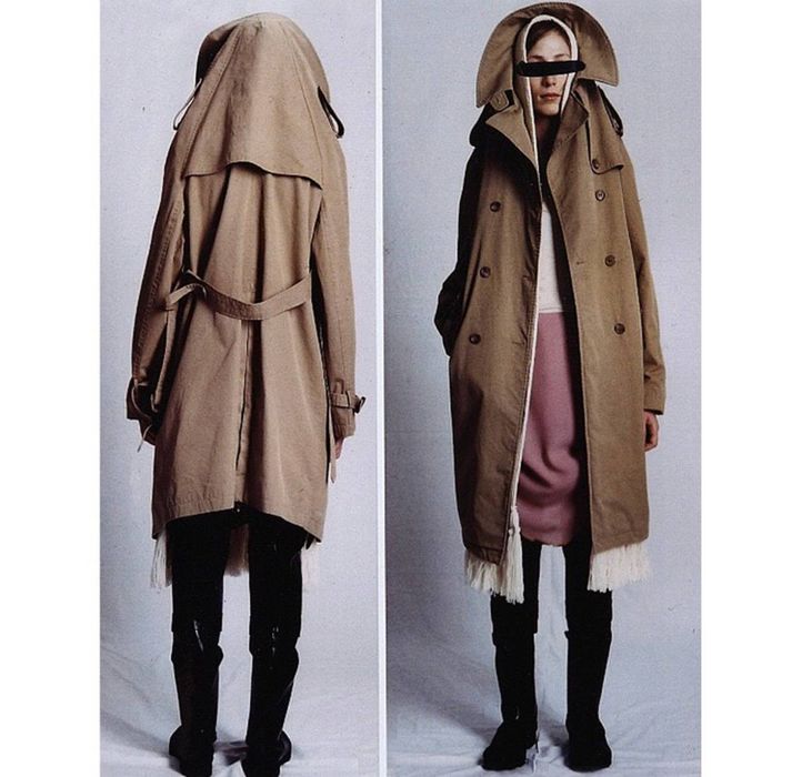 Maison Margiela Martin Margiela 2005AW White label Cape/Hooded Scarf ...
