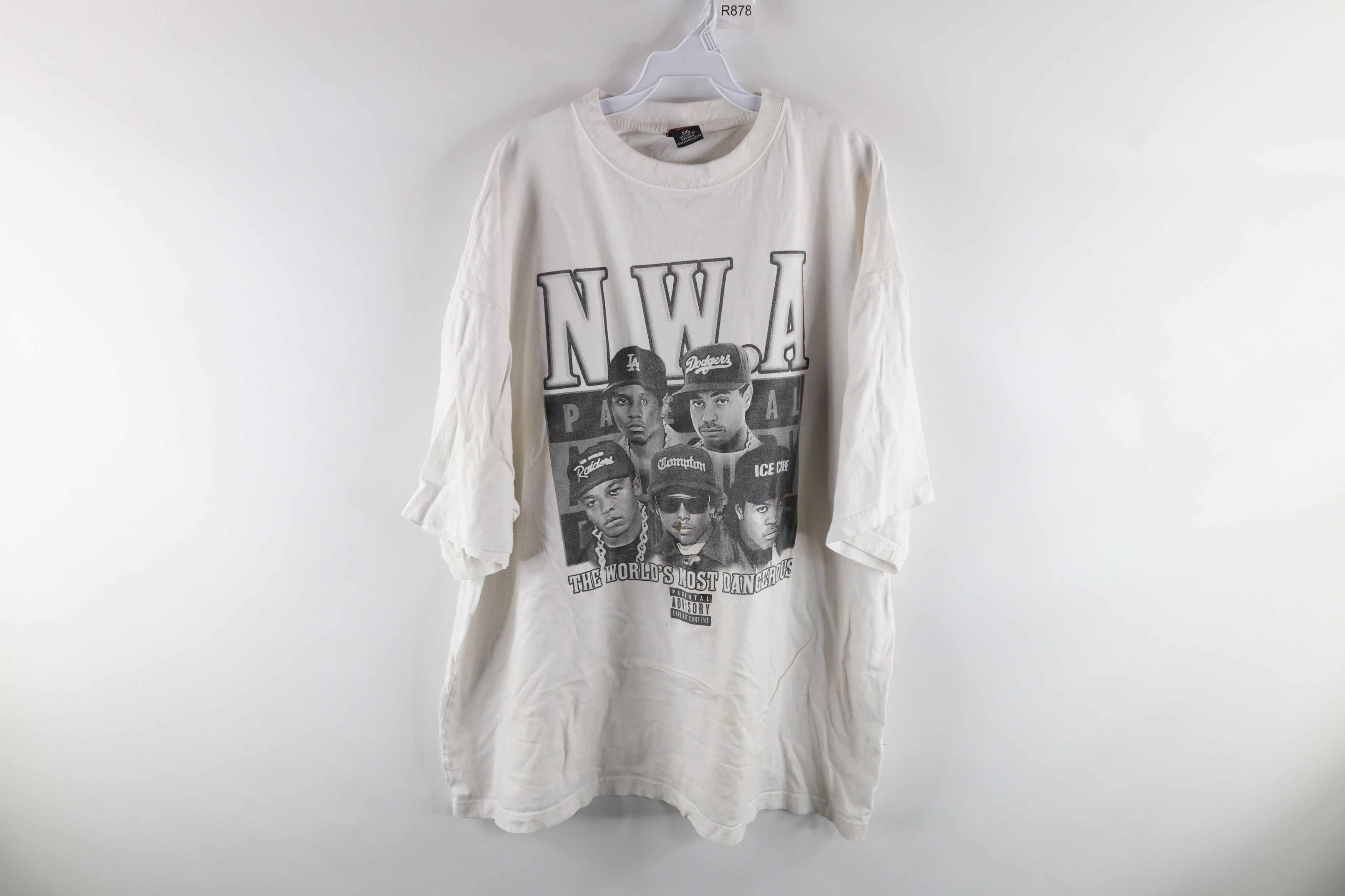 Streetwear × Vintage Vintage Streetwear Thrashed NWA Hip Hop Rap Tee T ...