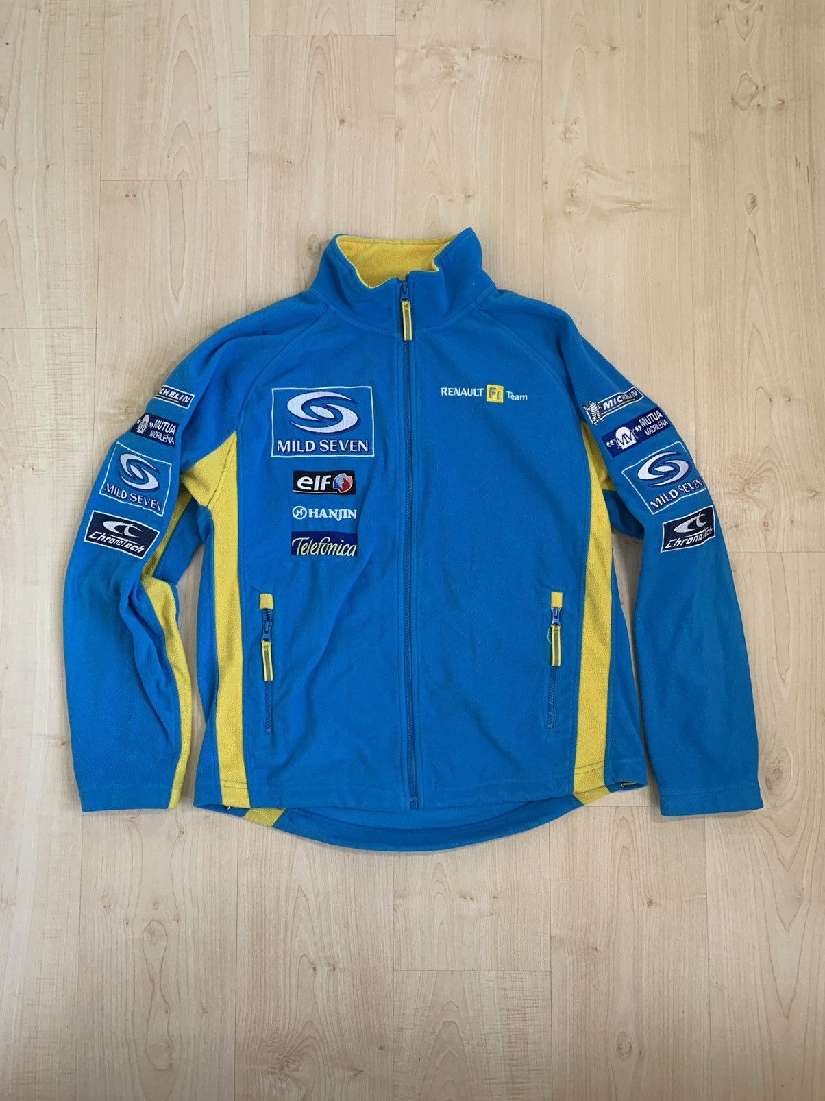 Racing × Streetwear × Vintage Renault F1 Vintage Racing Fleece Jacket ...