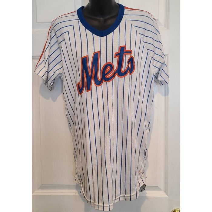 Vintage Vintage Rawlings New York Mets Shirt Pinstripe Jersey L USA ...