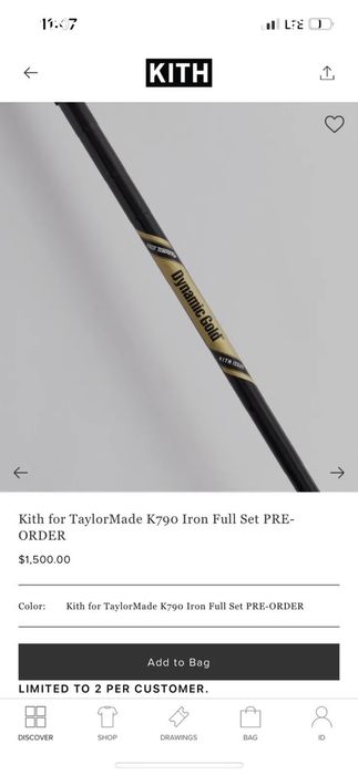 Kith KITH x Taylormade P790 irons | Grailed
