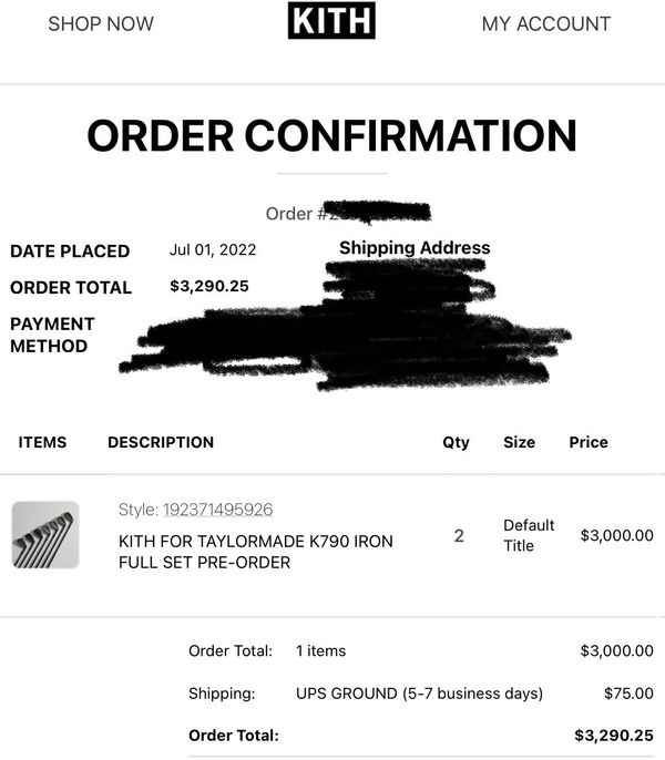 Kith KITH x Taylormade P790 irons | Grailed