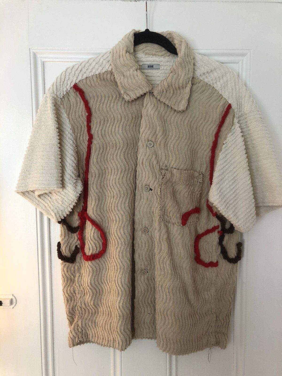 Bode Bode Chenille Western Cowboy Shirt | Grailed