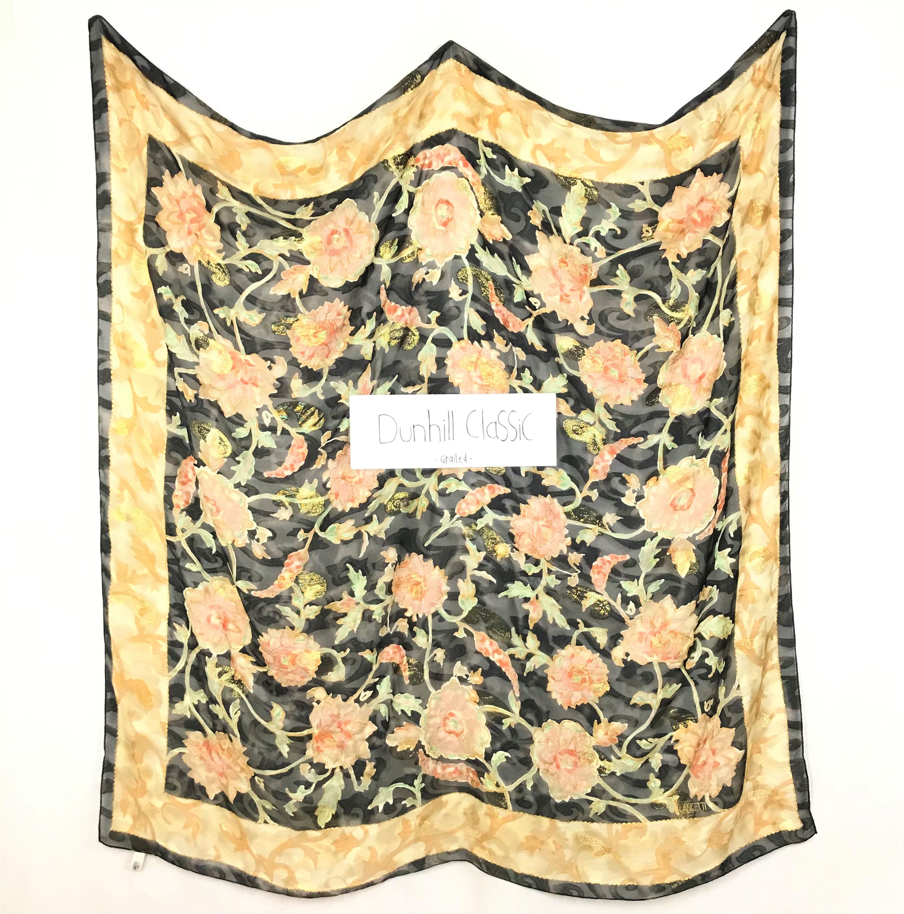 Other vintage Lancetti Milano silk scarf wrapped shawl designer | Grailed