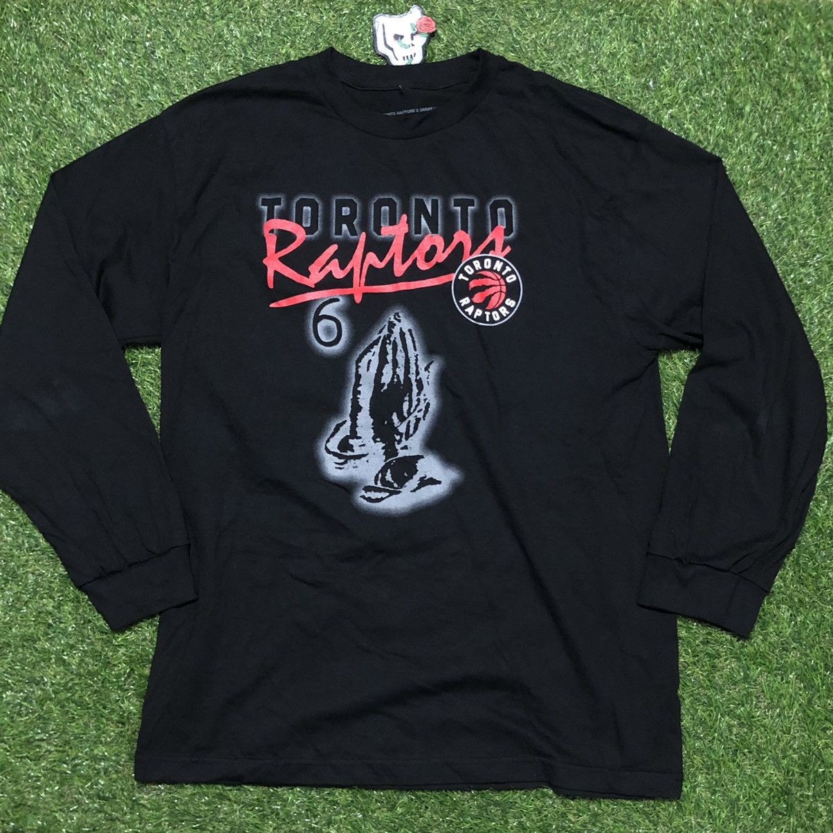 Drake × NBA × Octobers Very Own Toronto Raptors Drake Night Long Sleeve ...