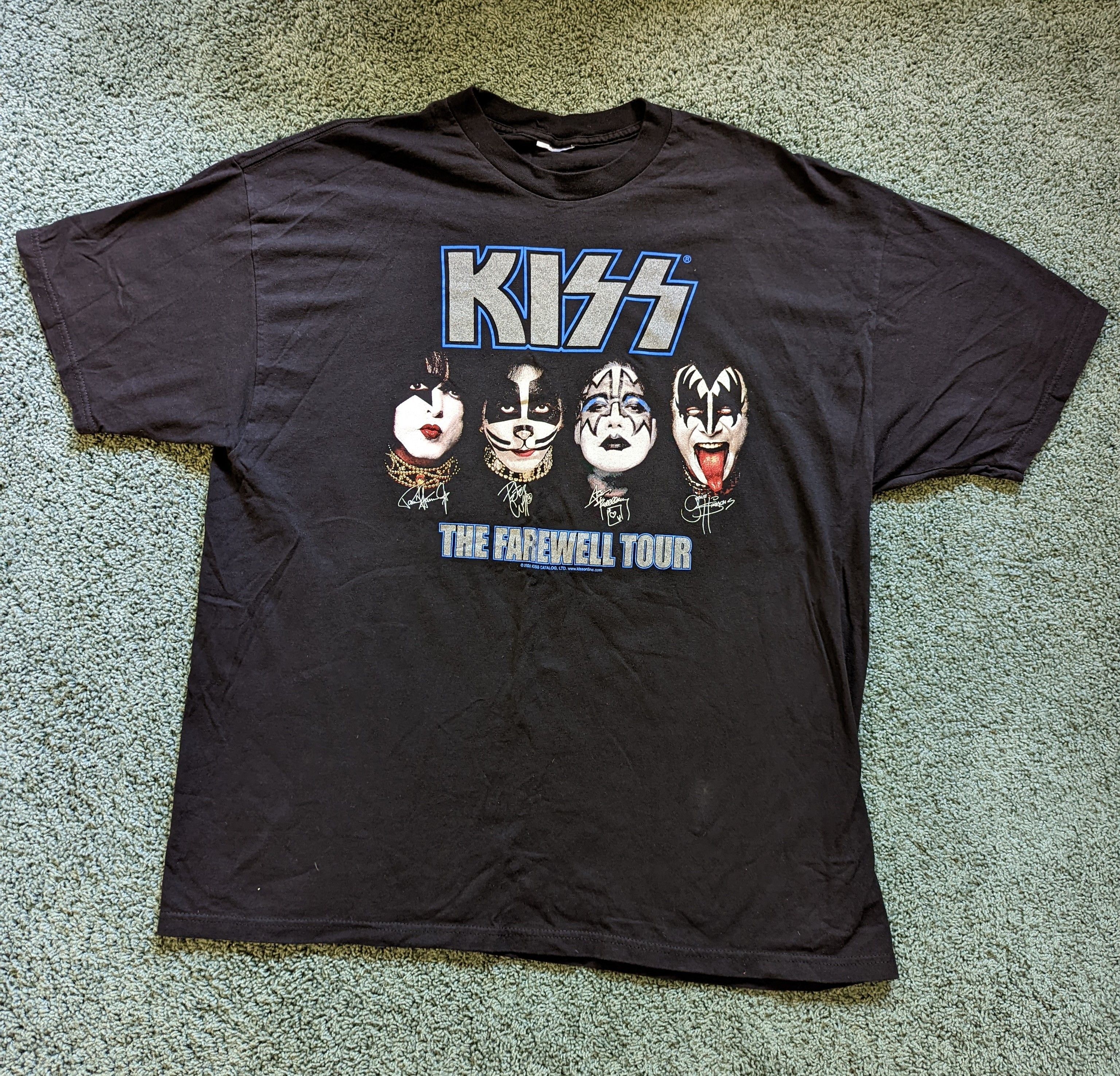Band Tees × Kiss × Vintage Vintage Kiss "The Farewell Tour" 1973-2000 ...