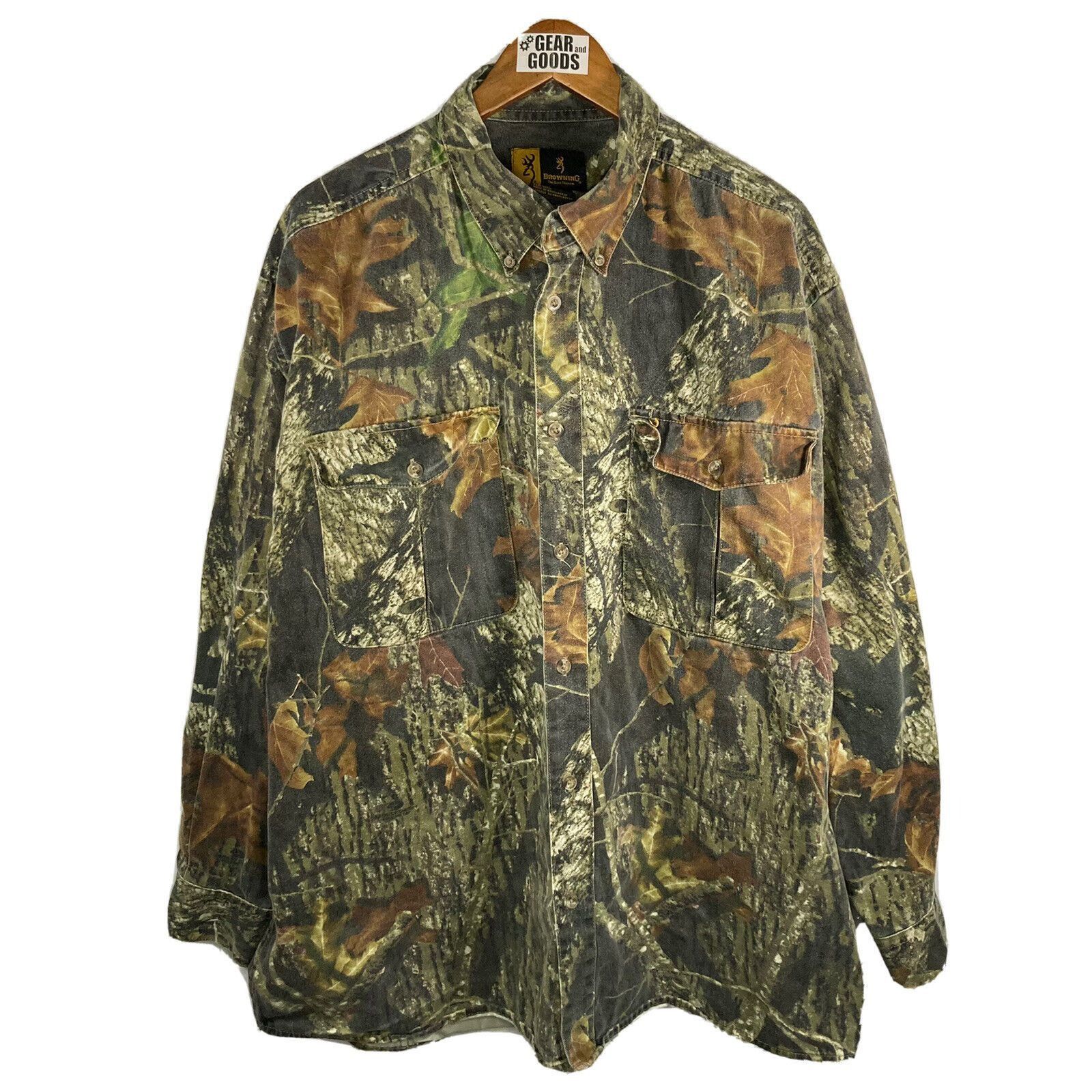 Streetwear Browning Reactar Recoil Pad Pocket Shooting Shirt Camo | Grailed