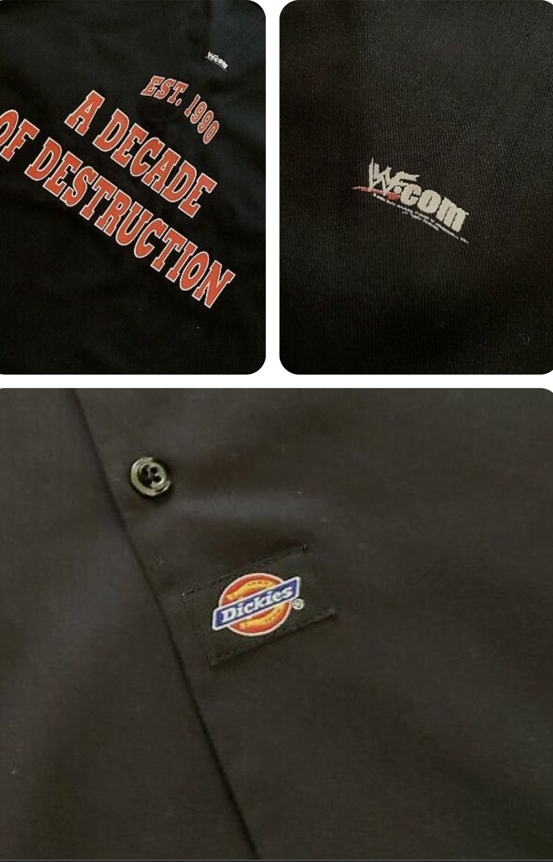 Dickies × WWE × WWF Dead Man Inc. X Dickies WORKSHIRT LIKE NEW | Grailed