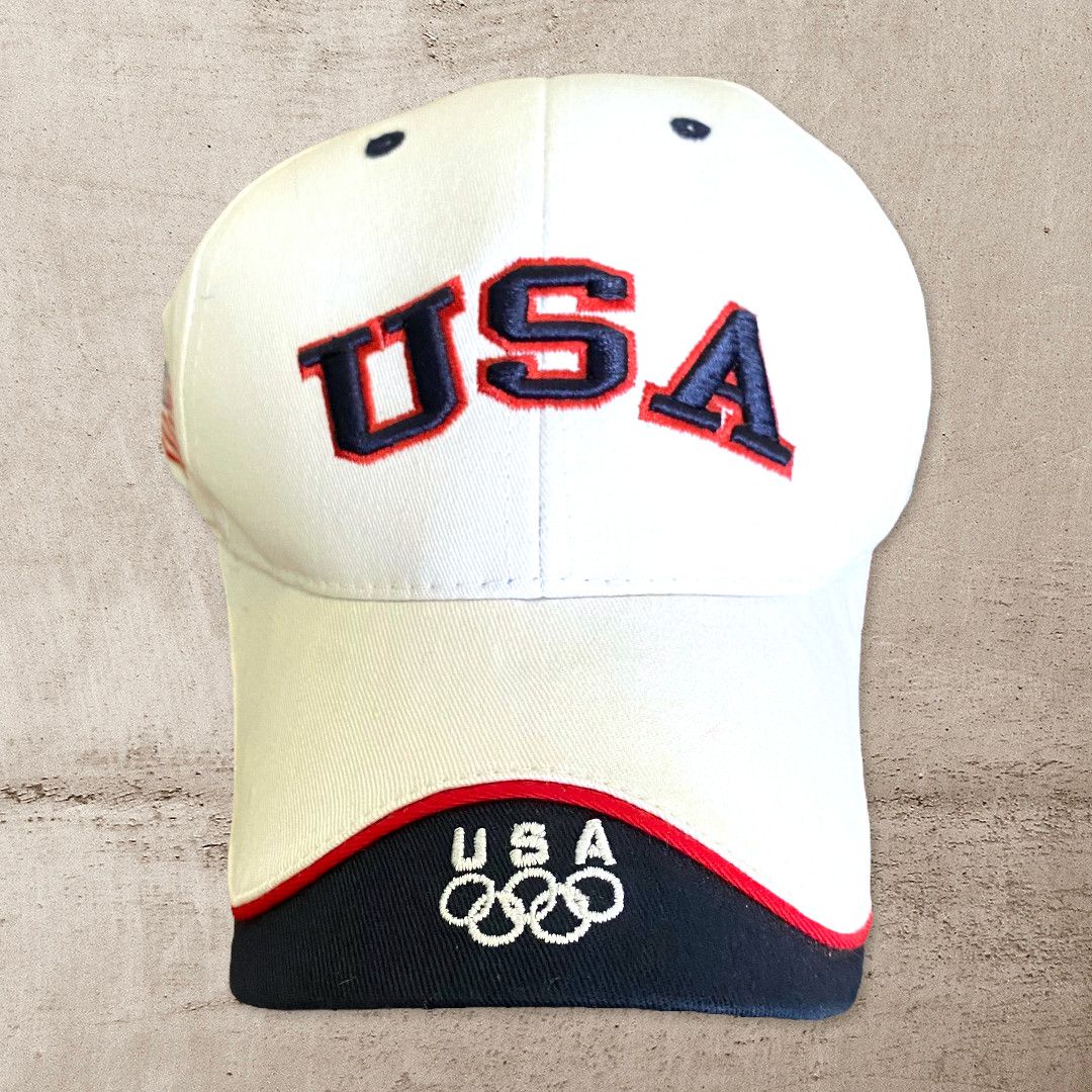 USA Olympics Olympics Team USA Baseball Cap Hat Embroidered Adjustable ...
