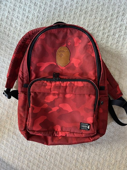 Bape Bape x Porter 1st camo backpack | Grailed