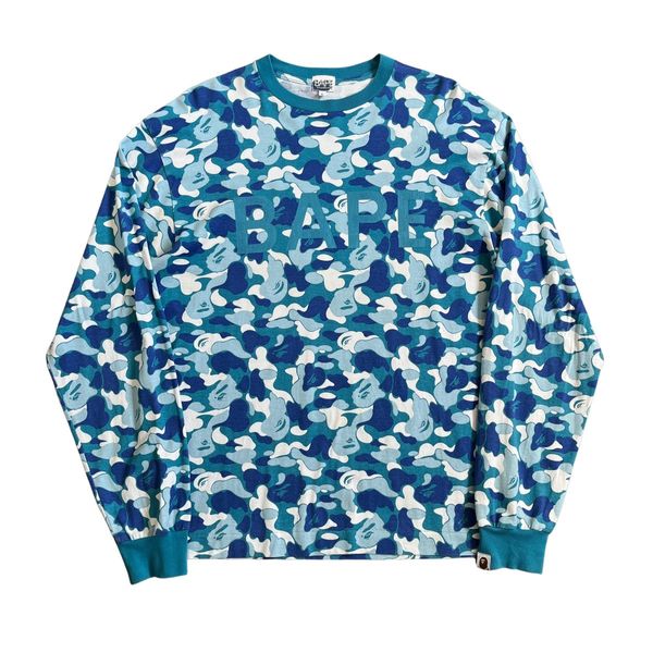Bape OG BAPE ABC CAMO LONG SLEEVE T-SHIRT NIGO ERA 2000’s | Grailed