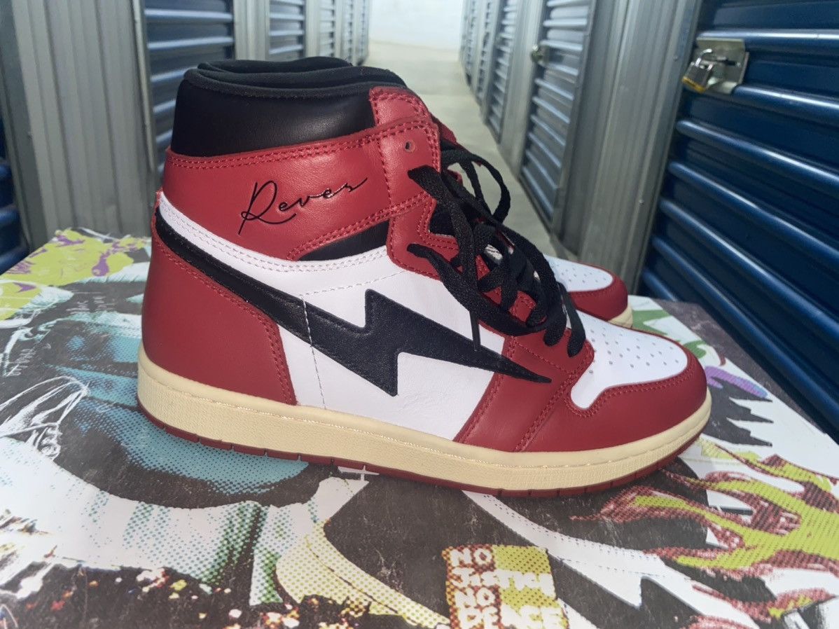 Reves Paris Air Kiy 85’ Hi Reves Paris Red/White Black Sz 9 Chicago New ...