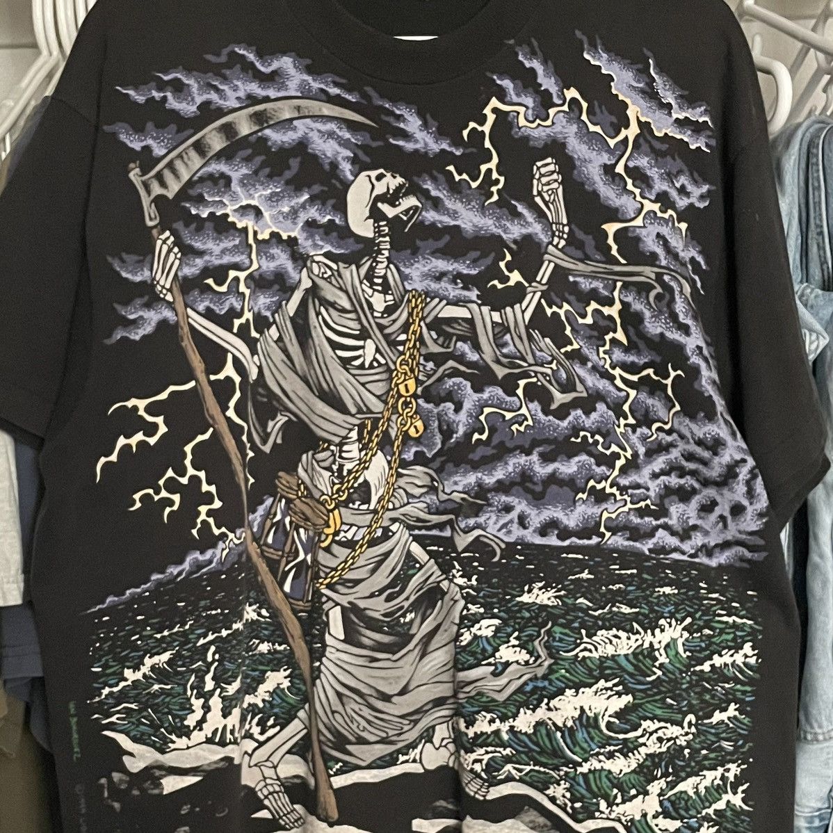 Liquid Blue × Vintage Vintage 94’ Ian Bohorquez Liquid Blue “Grim ...