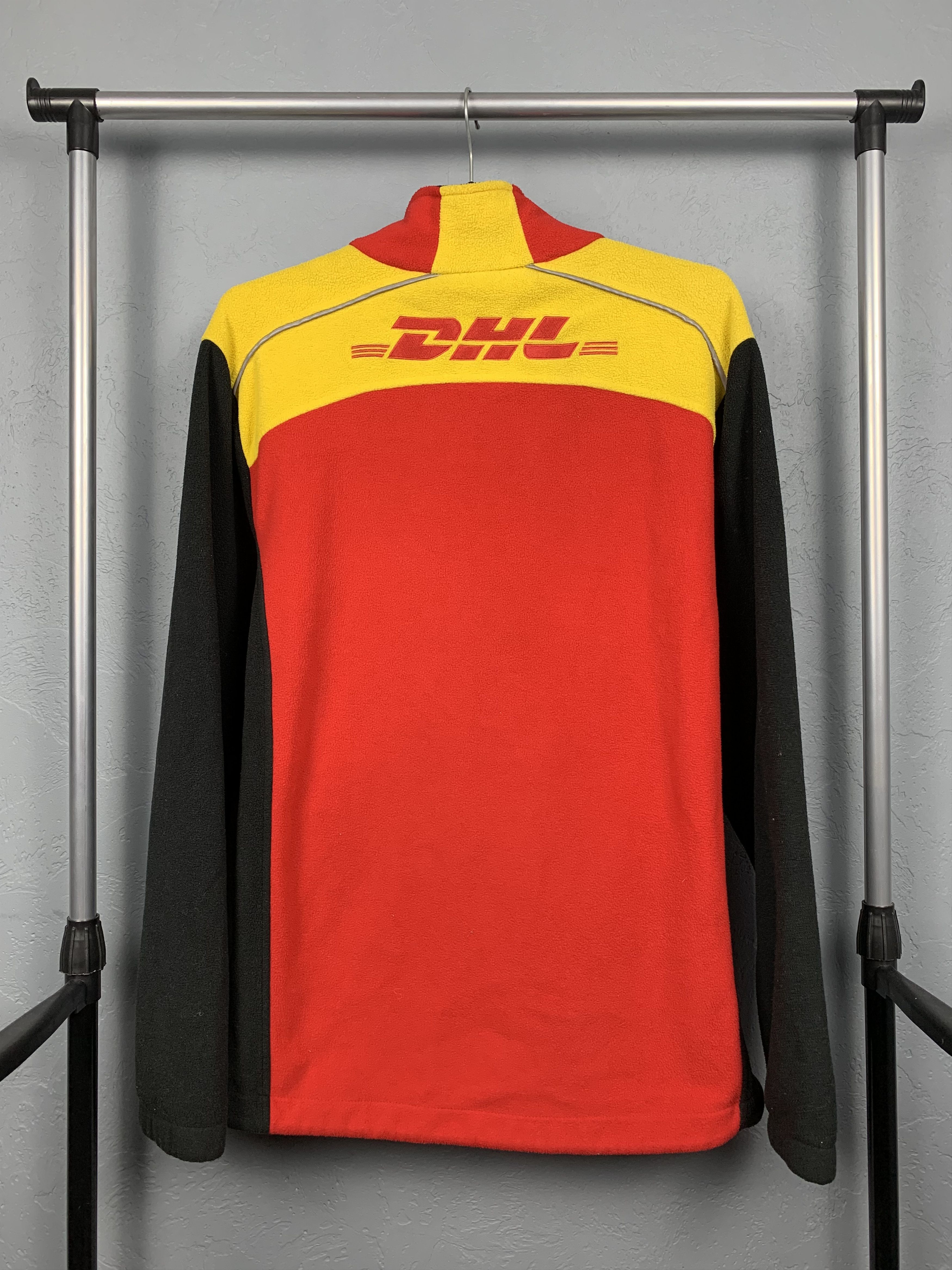 DHL × Streetwear × Vintage DHL Vintage Mens Fleece Jacket | Grailed