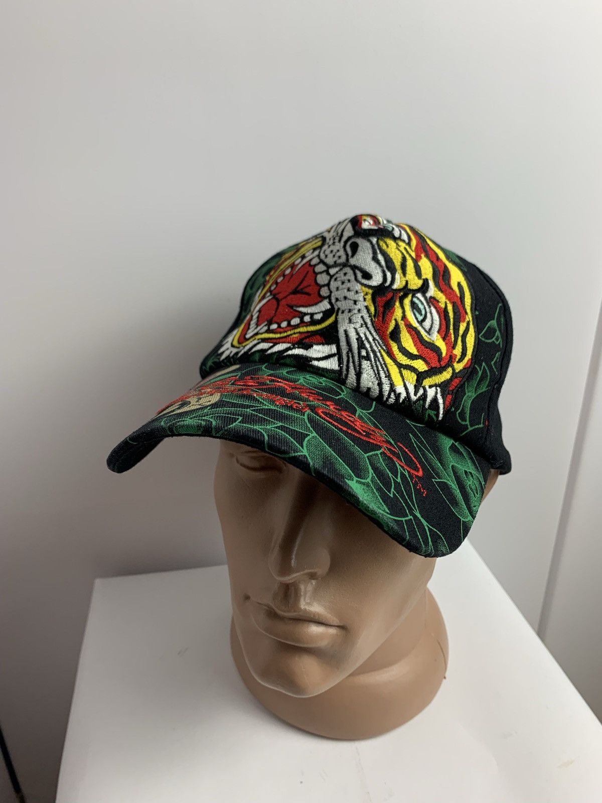 Ed Hardy × Streetwear × Vintage Vintage cap Ed Hardy tiger big logo ...