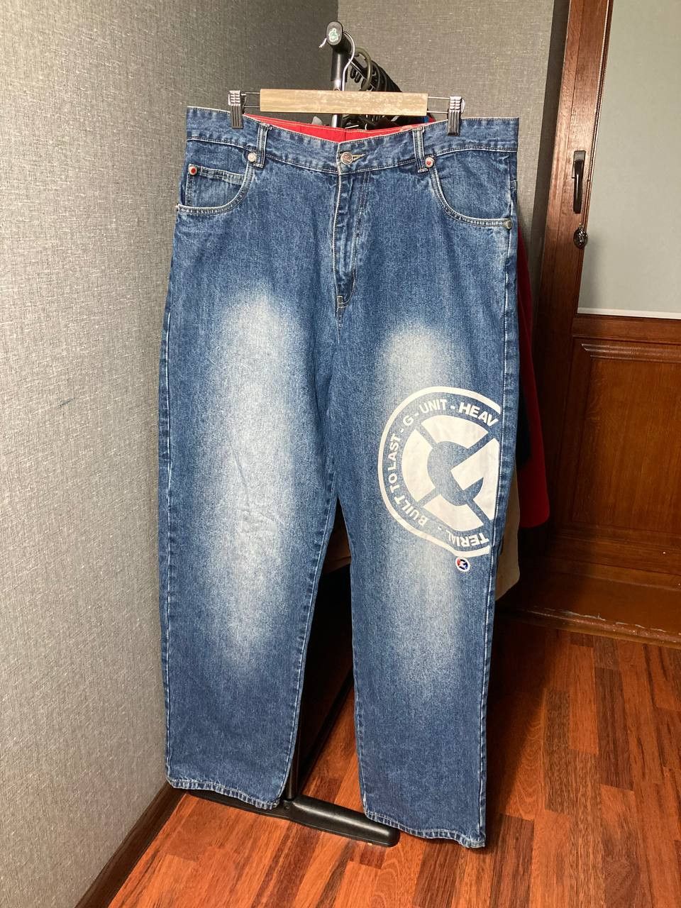 50 Cent × G-Unit × Vintage G-Unit Jeans 36 Size vintage 50cent big logo ...