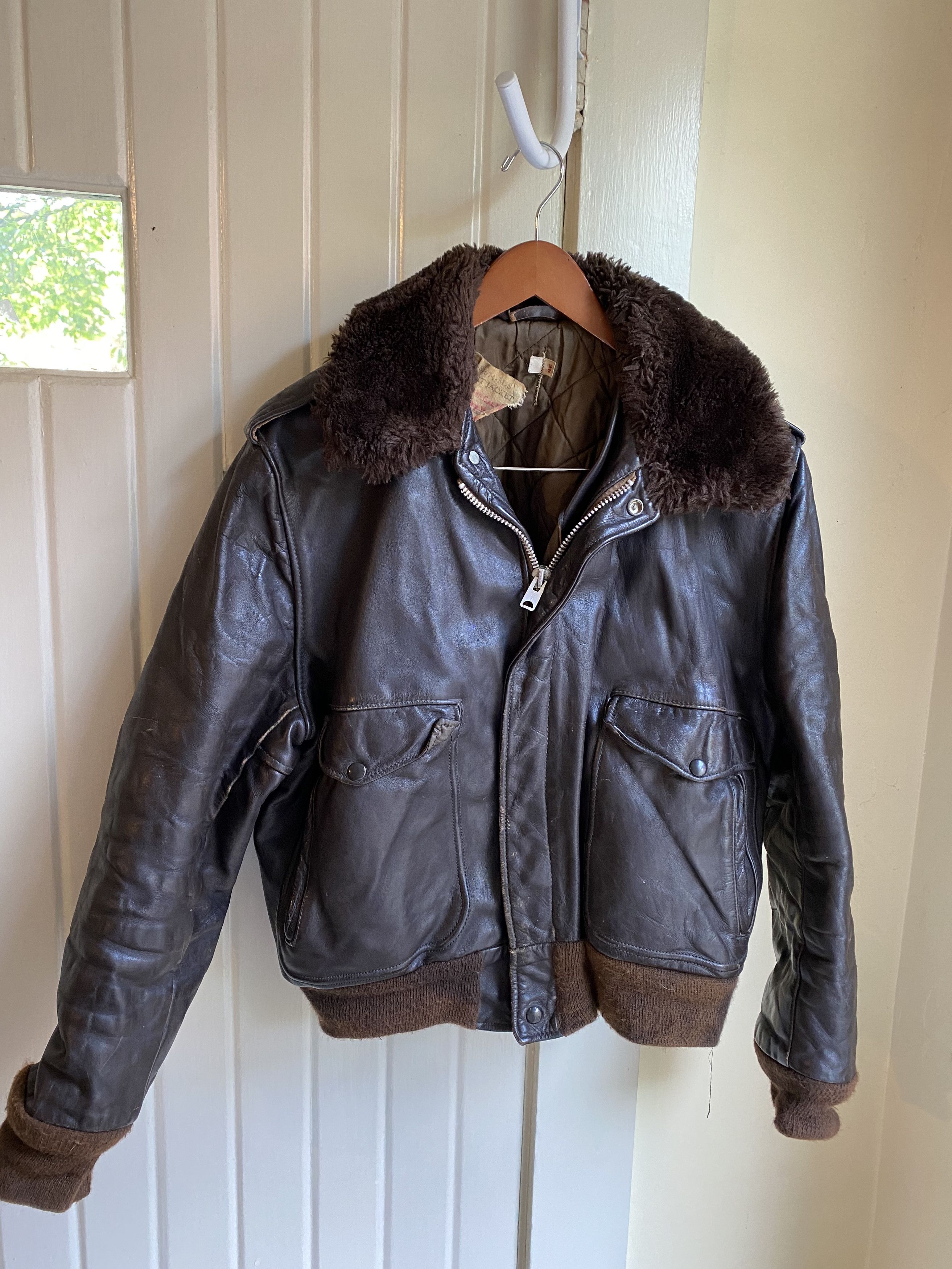 Schott Schott Repro U.S. Navy G-1 674 Steerhide Leather Jacket | Grailed