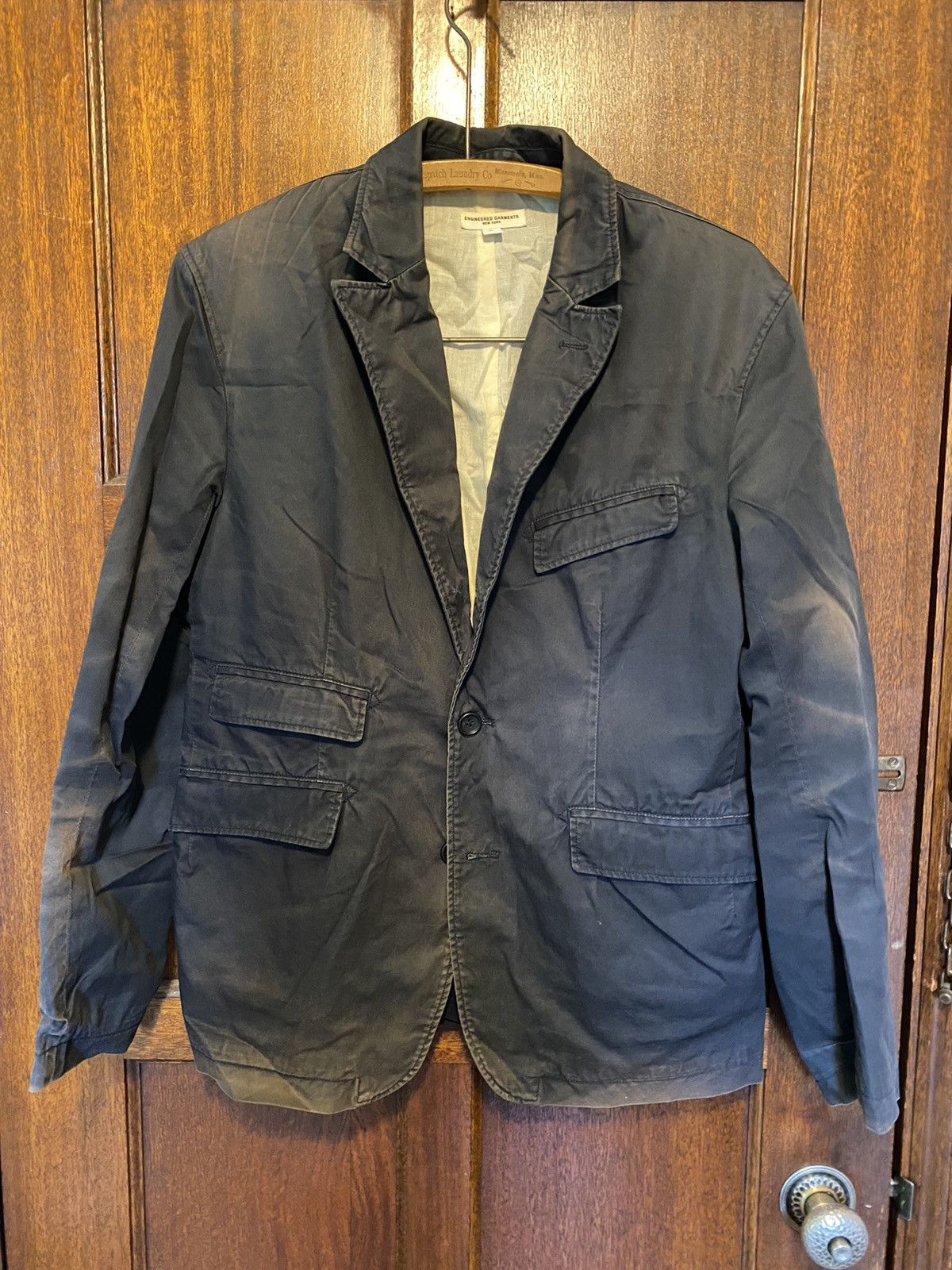 Engineered Garments “Andover” Jacket in Navy Twill | Grailed