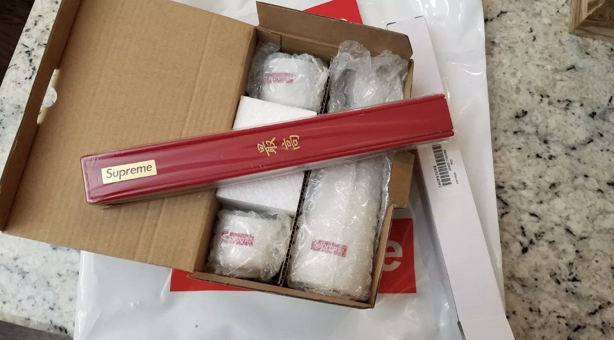 Supreme Chop Sticks And Sake Combo Set | Grailed