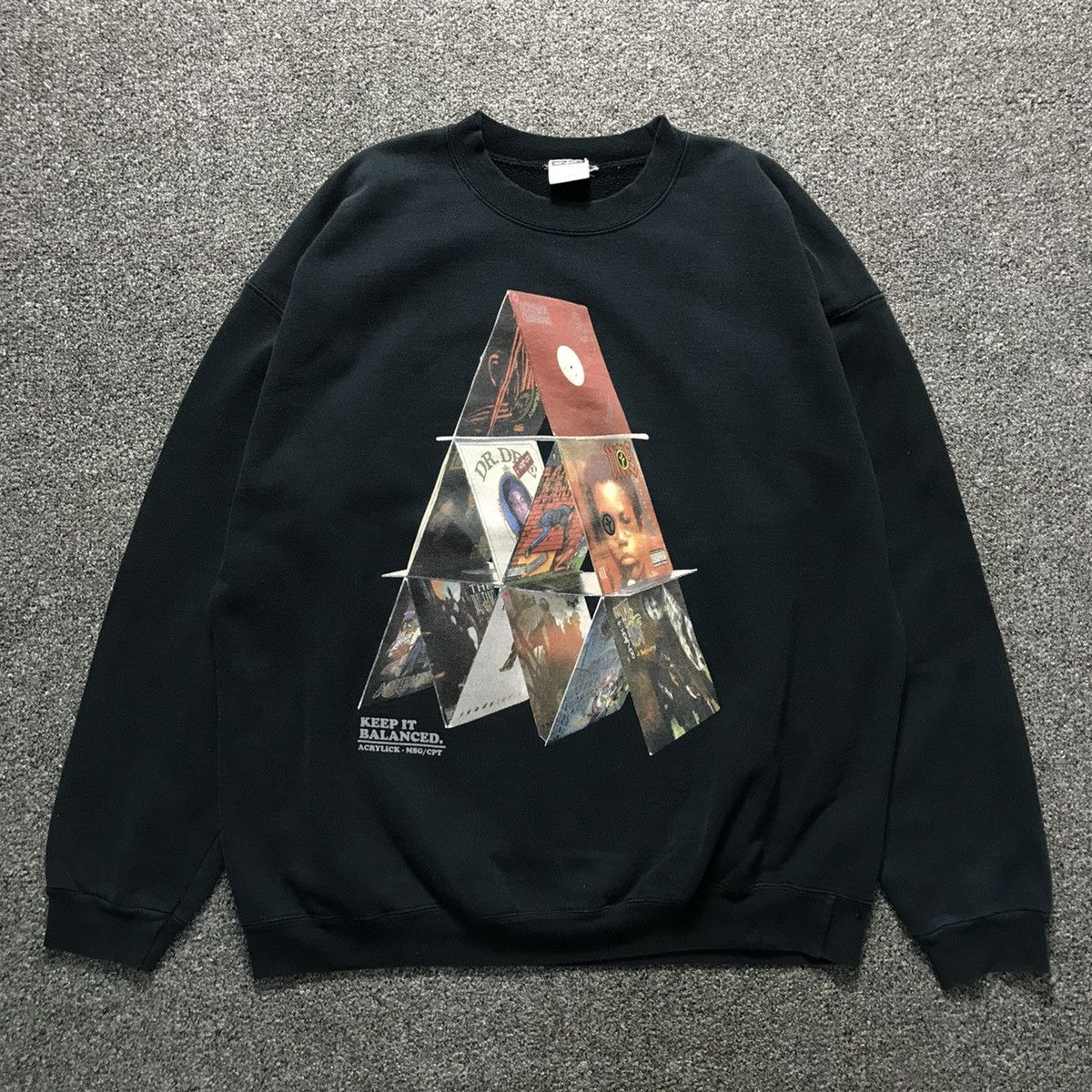Vintage Vintage Hip Hop Record Dre Nas Sweatshirt | Grailed