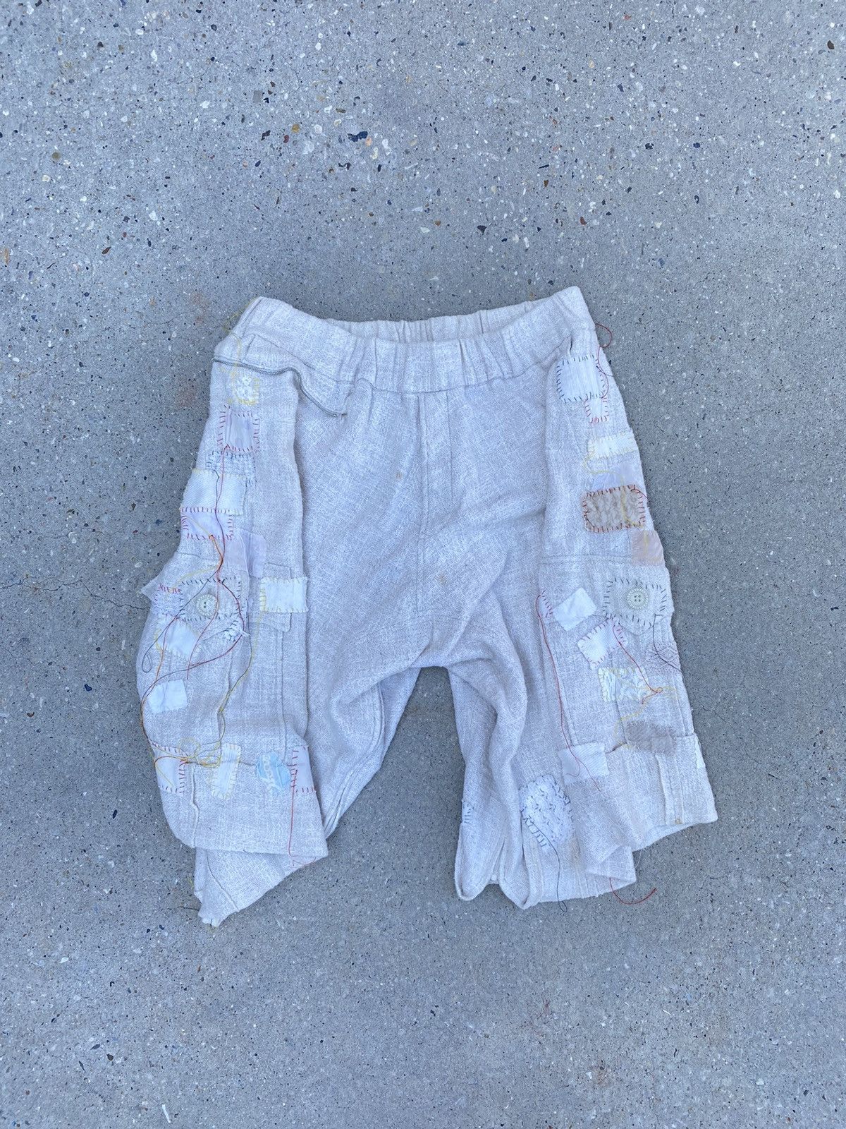 Undercover SS03 Undercover Scab Patchwork Cotton Shorts | Grailed