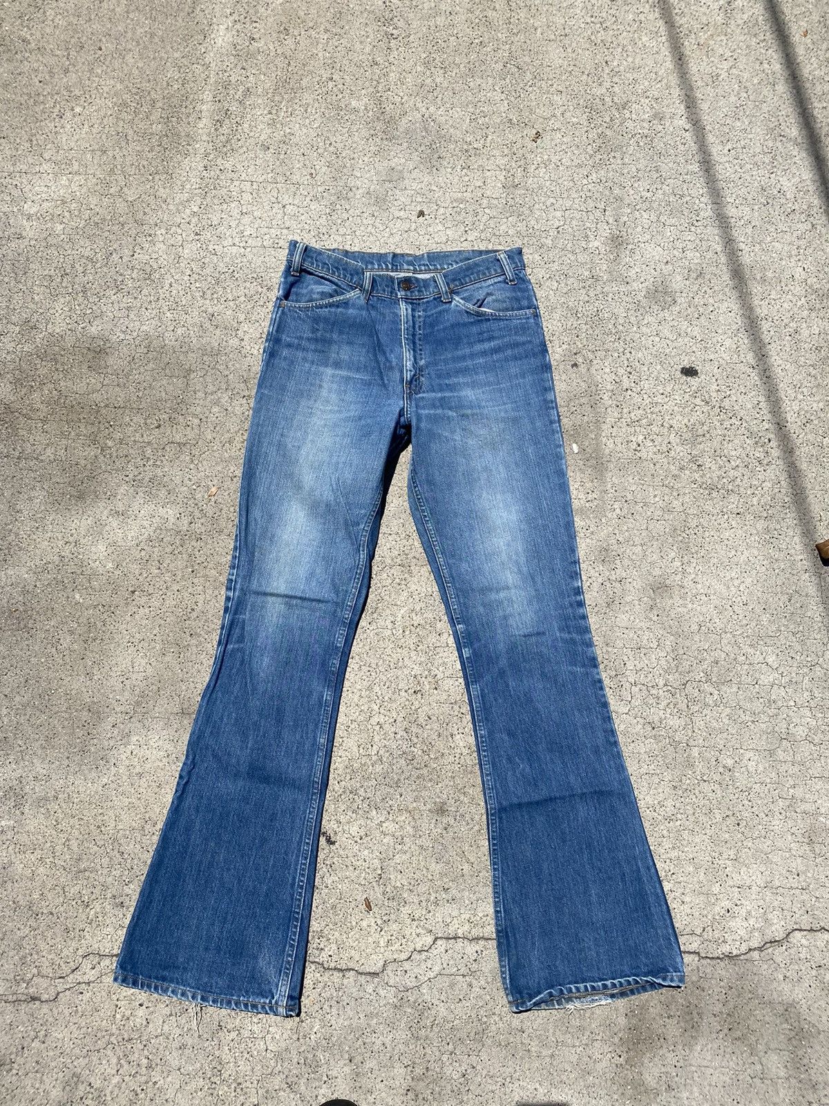 Levi's × Levi's Vintage Clothing × Vintage Vintage 70s Levi’s 646 32x34 flare orange tab | Grailed