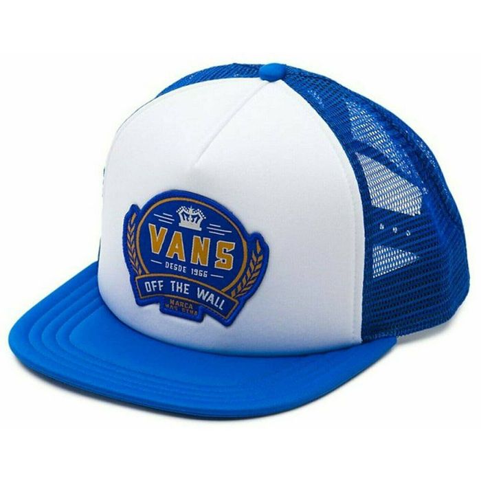 Vans Vans Men's Cold One Trucker Hat Cap - White/Victoria Blue | Grailed