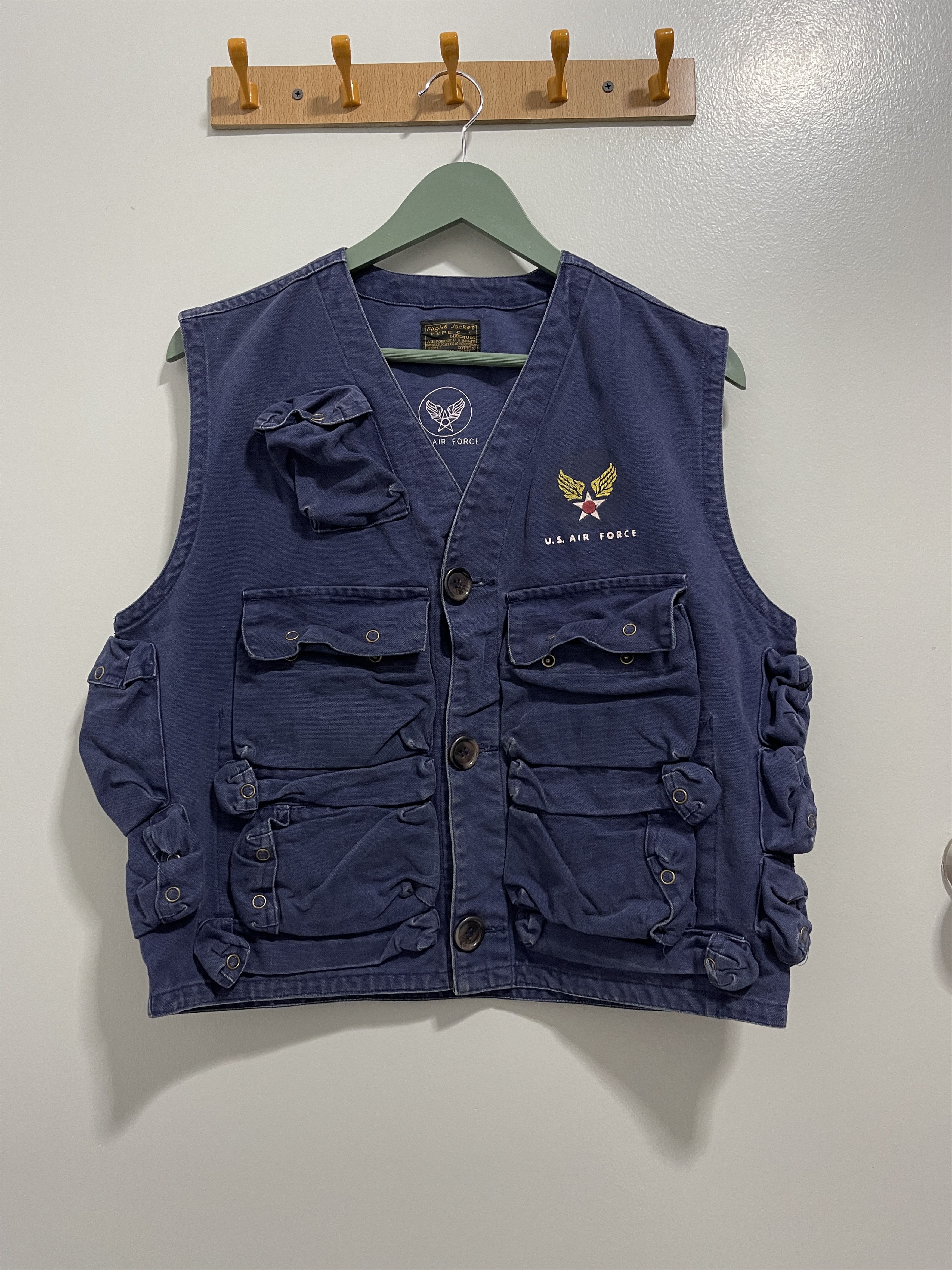 Vintage U.S Army Air Force Type C-1 Flight Jacket Vest | Grailed
