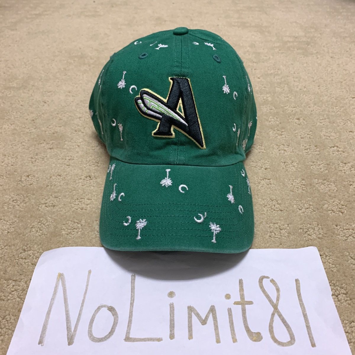 MLB Augusta Green Jackets MiLB Baseball Green Adjustable Hat | Grailed