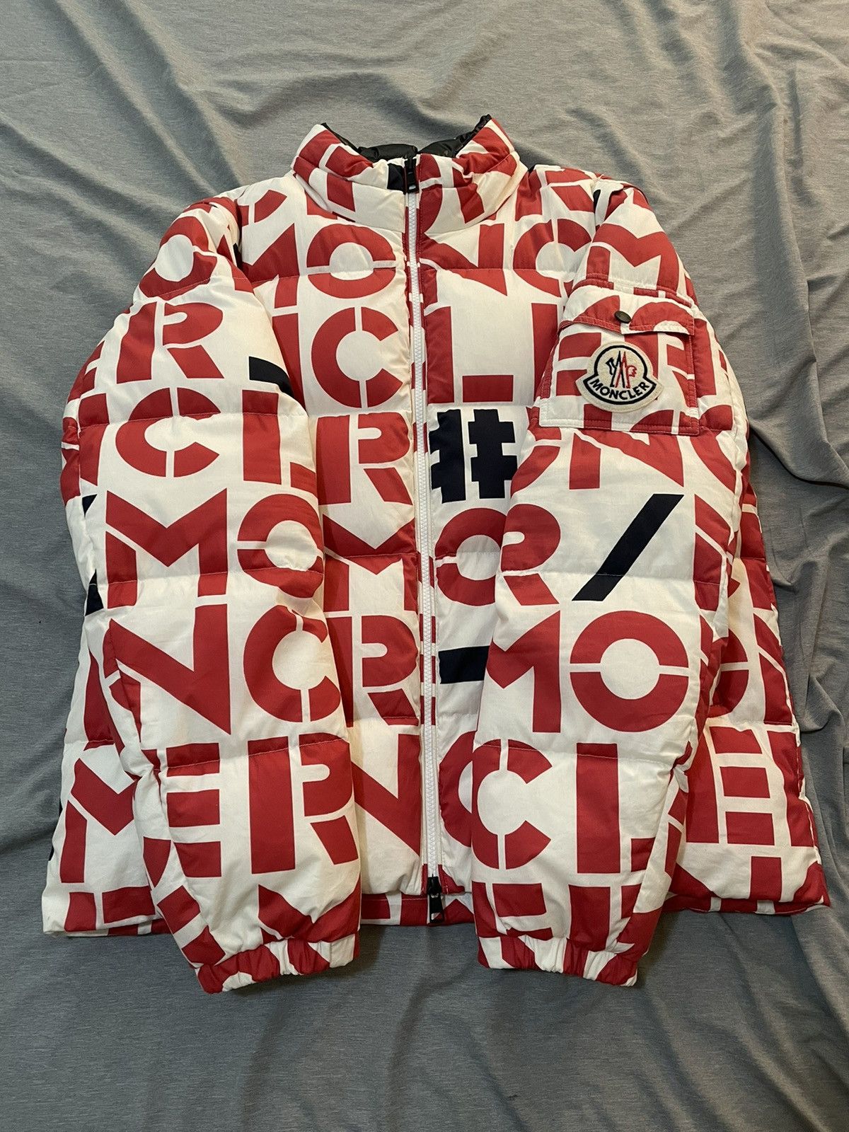 Moncler Moncler Genius X 1952 Jehan Logo Print Down Puffer Jacket | Grailed