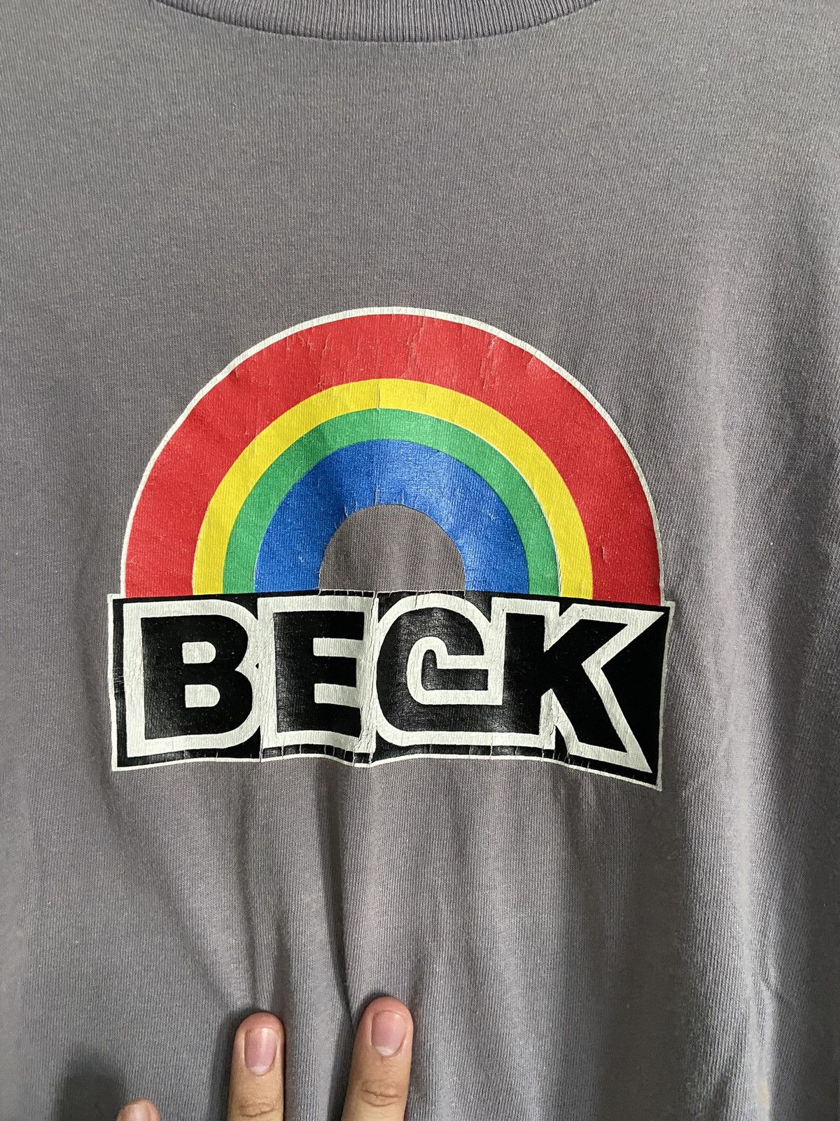 Band Tees × Vintage Vintage Beck 1994 Rainbow Tour Shirt Loser Size XL ...