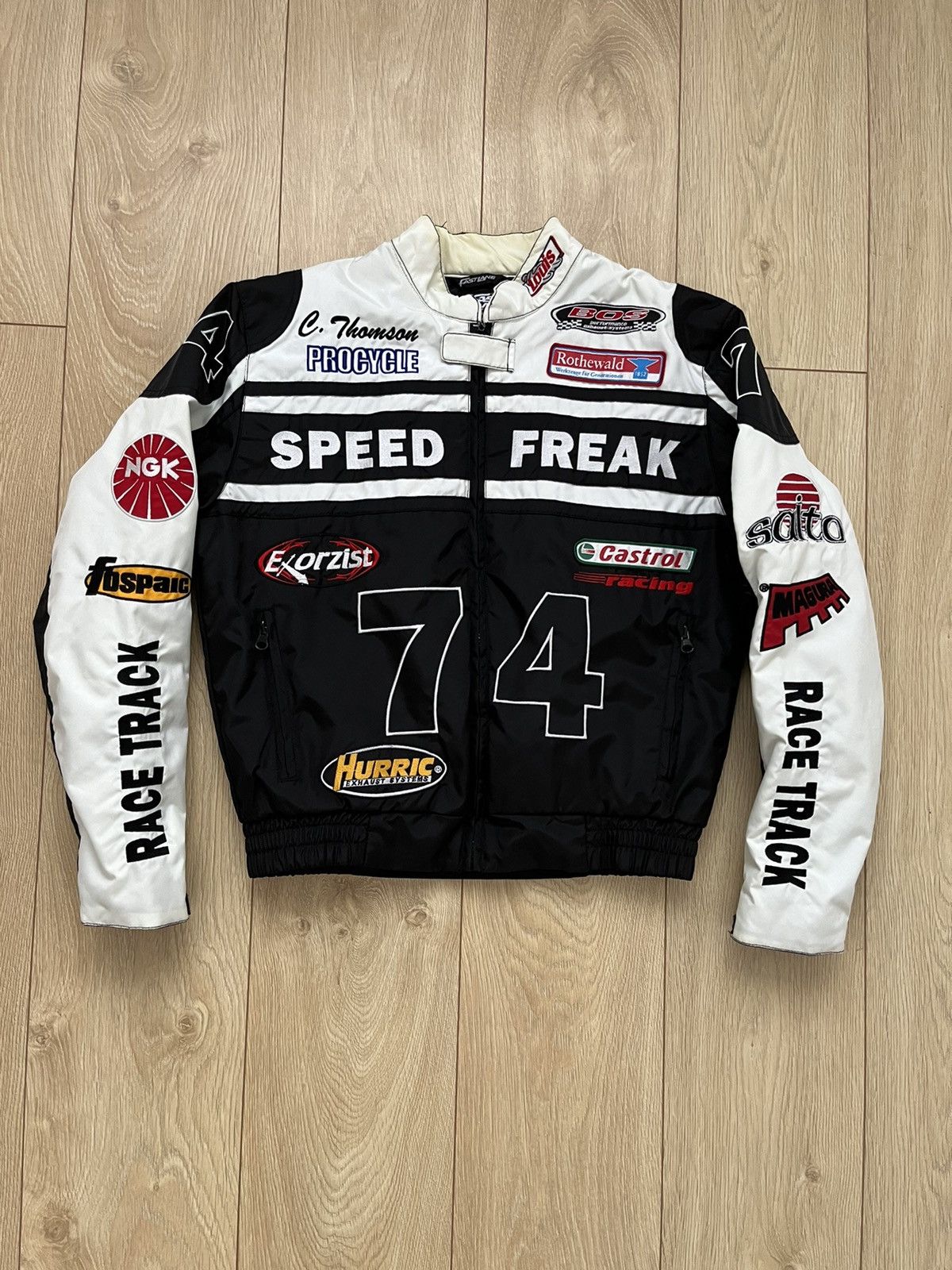 NASCAR × Racing × Streetwear Vintage Speed Freak racing jacket (S ...