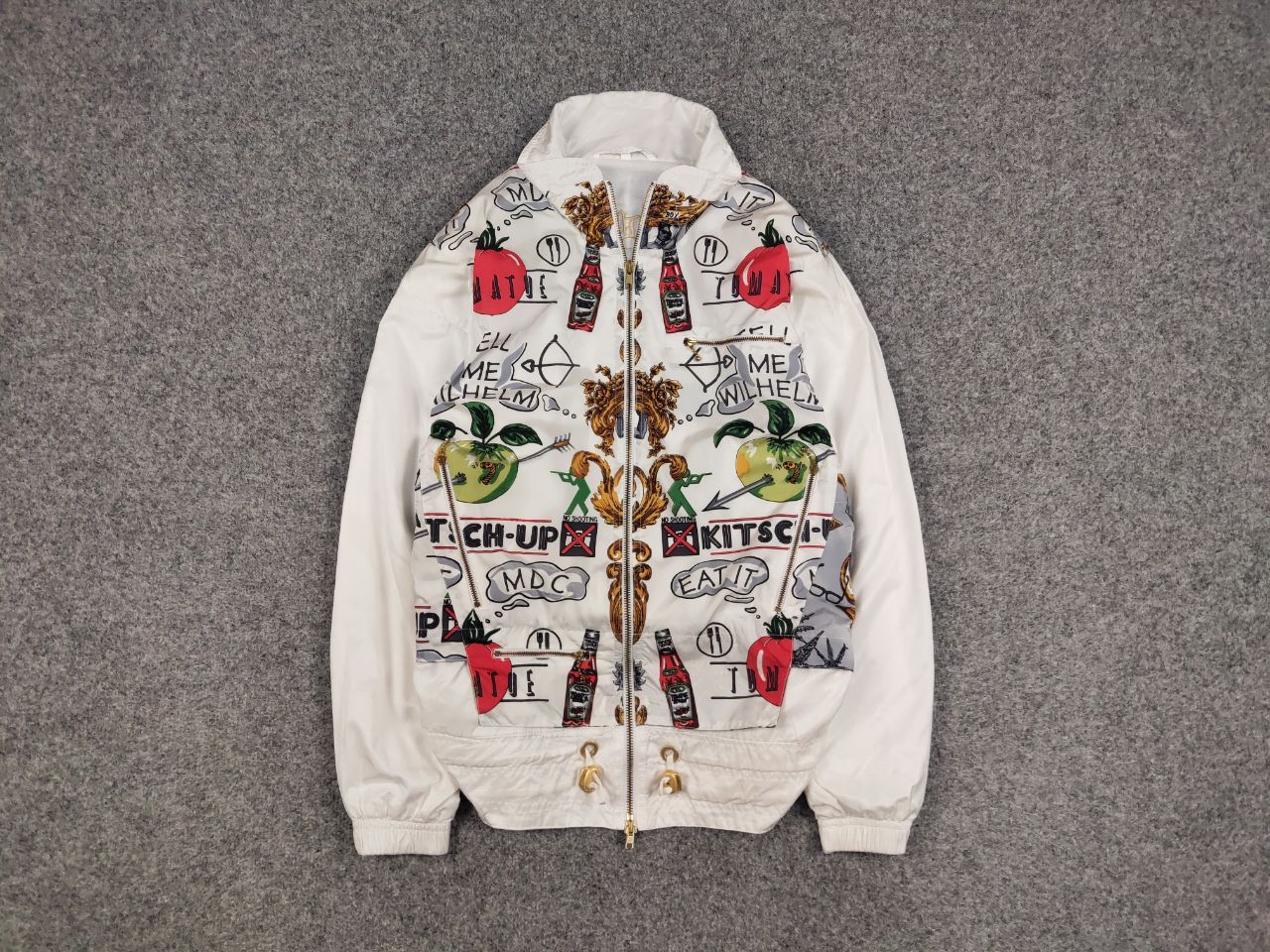 Designer Rare Vintage 90's MDC Designer Jacket All Painting Logo | Grailed