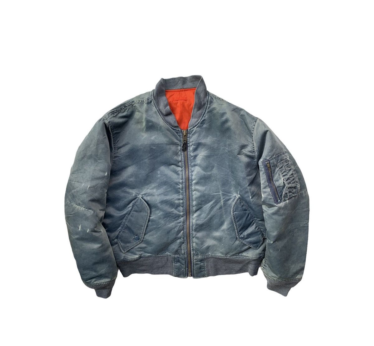 Vintage Vintage THRASHED MA-1 Flyer’s Man Intermediate Bomber Jacket | Grailed