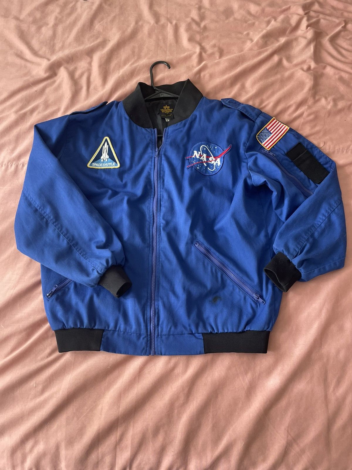 Alpha Alpha Industries NASA MA-1 Flight Bomber Jacket | Grailed