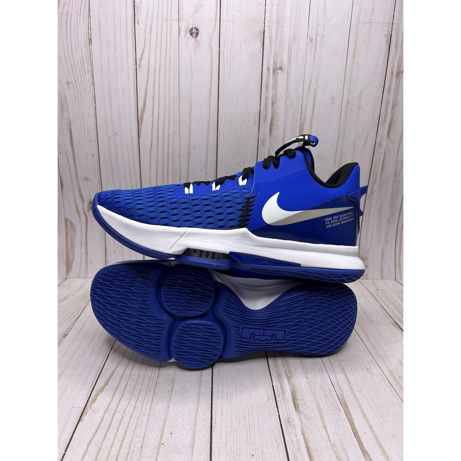 Nike Nike Lebron Witness 5 Mens Size 11 Royal Blue White Black | Grailed