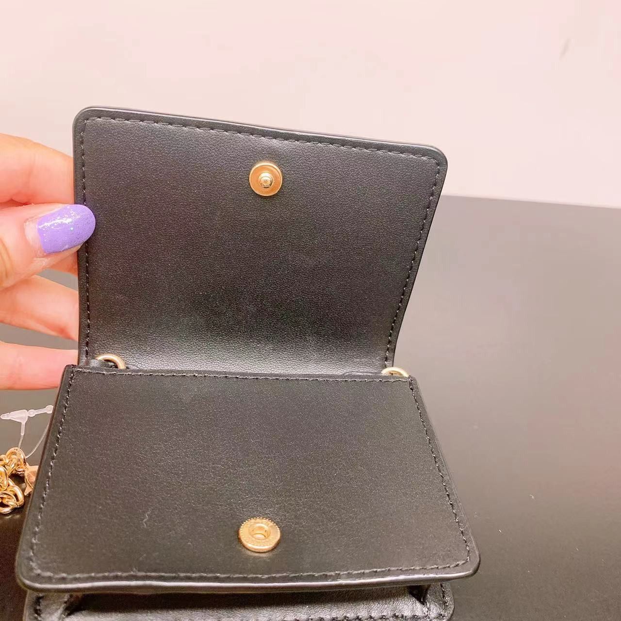 Coach Mini Wallet On A Chain In Signature Canvas With Bee Print | Grailed