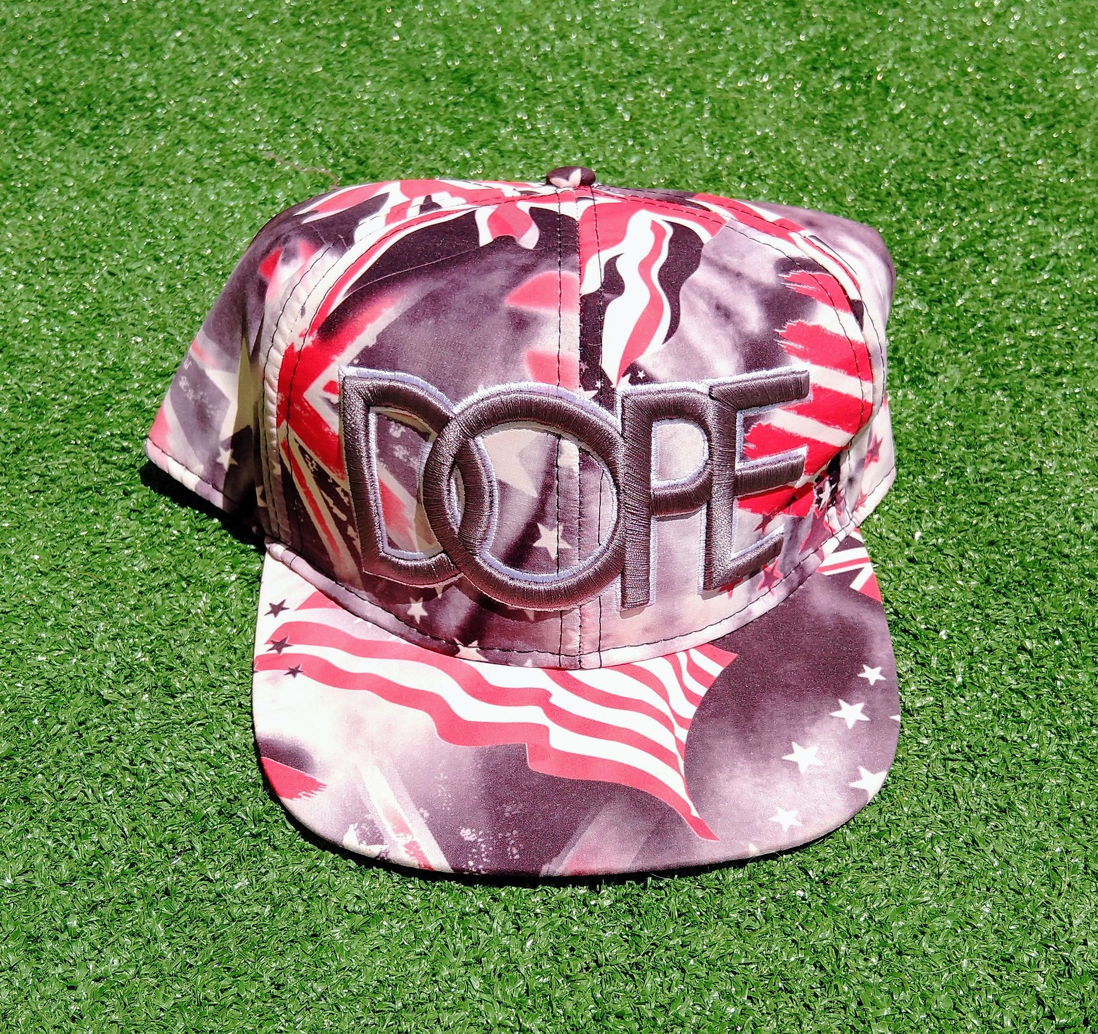 Streetwear Dope Patriotic Stars&Stripes/Union Jack Flag July 4th Hat ...