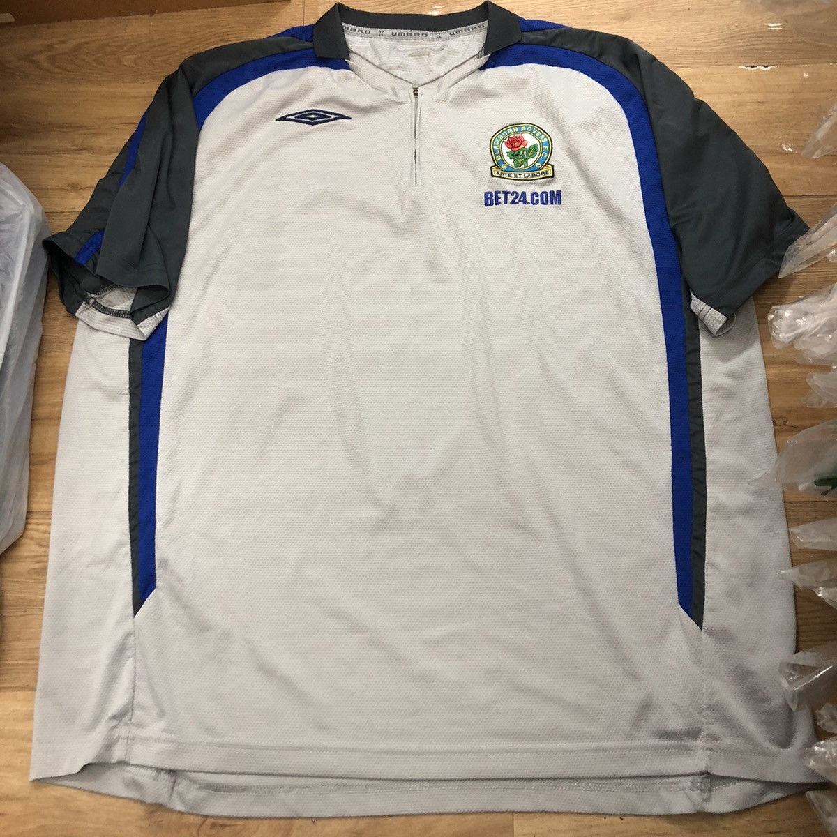 Umbro × Vintage Blackburn rovers training polo | Grailed