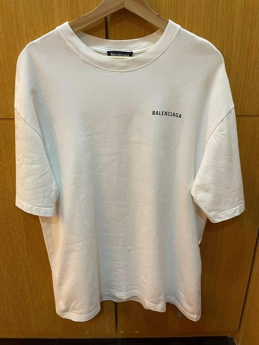Balenciaga Balenciaga logo Tee | Grailed