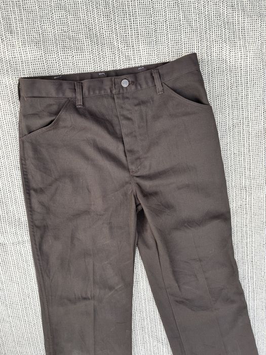 Vintage Brown Wearguard made in USA polyester cotton pants | Grailed